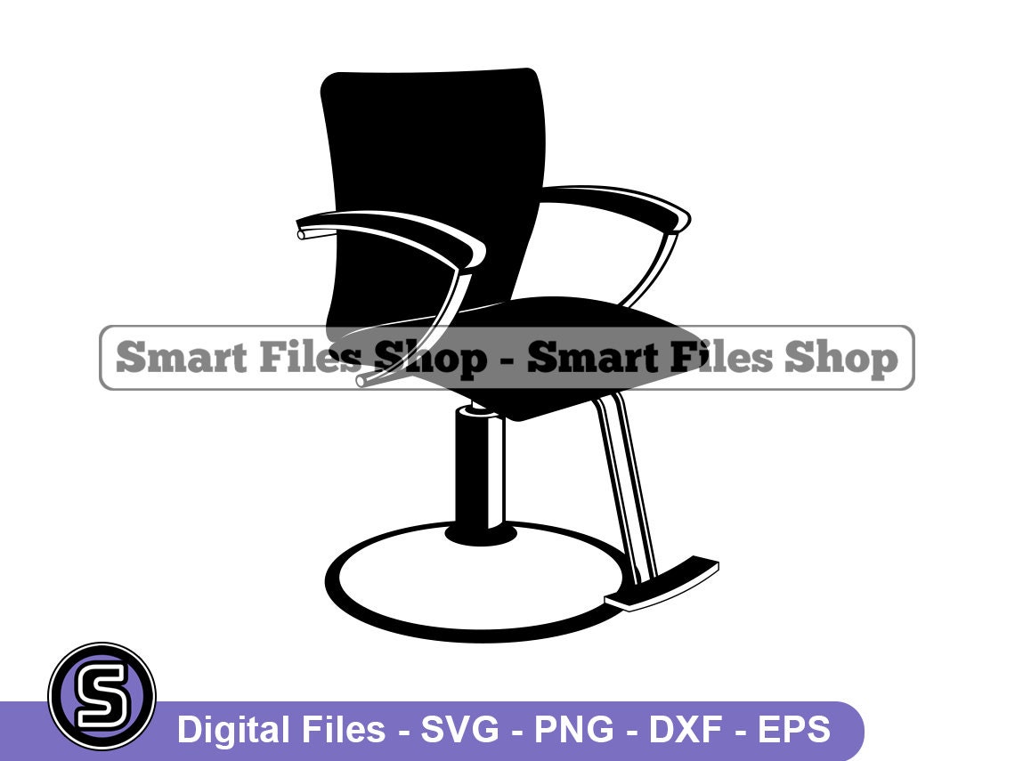 Barber Chair #4 SVG, Barber SVG, Barber Shop SVG, Hair Stylist Svg ...