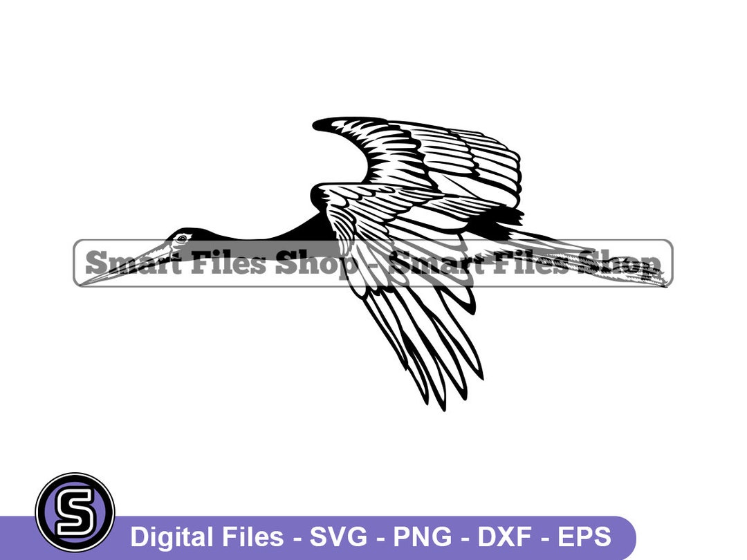 Stork SVG Birds Svg Stork Dxf Stork Png Stork Clipart - Etsy