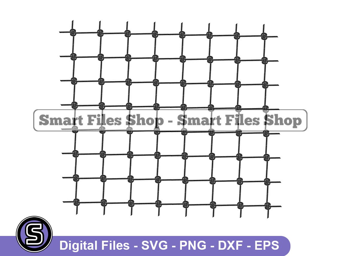 Rope Net Svg, Nautical Svg, Fishing Net Svg, Rope Net Dxf, Rope Net Png ...