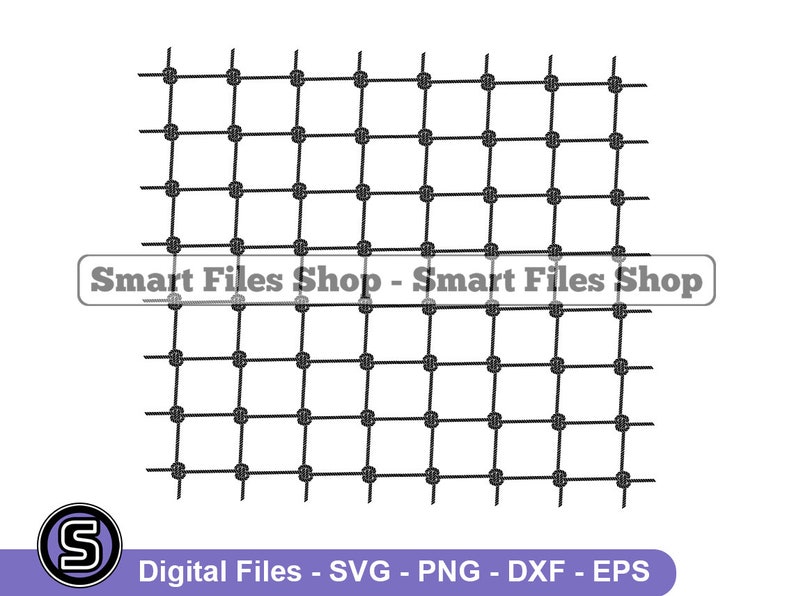 Rope Net Svg, Nautical Svg, Fishing Net Svg, Rope Net Dxf, Rope Net Png ...