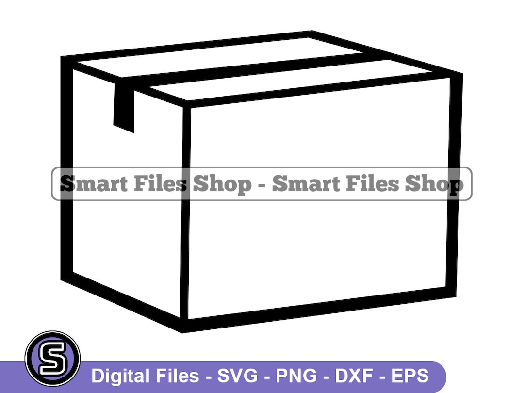 Shipping Box Svg, Ecommerce Svg, Shipping Svg, Shipping Dxf, Shipping ...