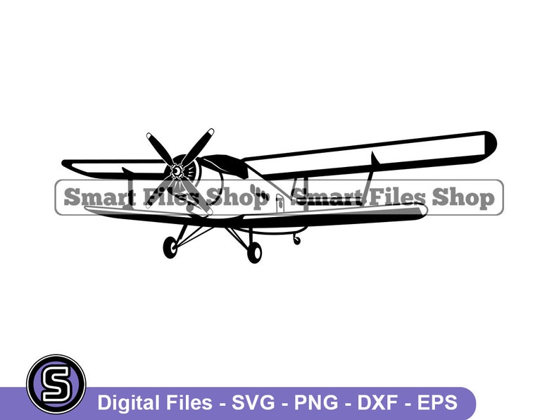 Propeller Airplane 4 Svg Airplane Svg Aircraft Svg - Etsy