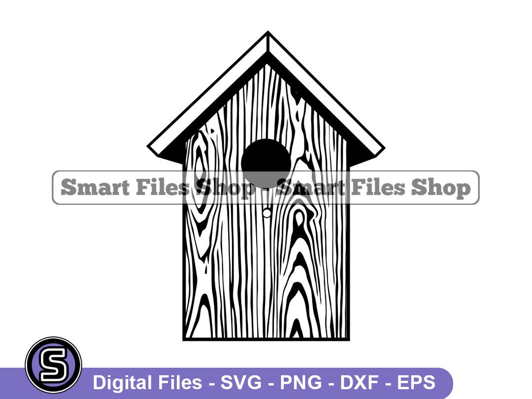 Birdhouse Svg, Bird Svg, Birdhouse Dxf, Birdhouse Png, Birdhouse ...