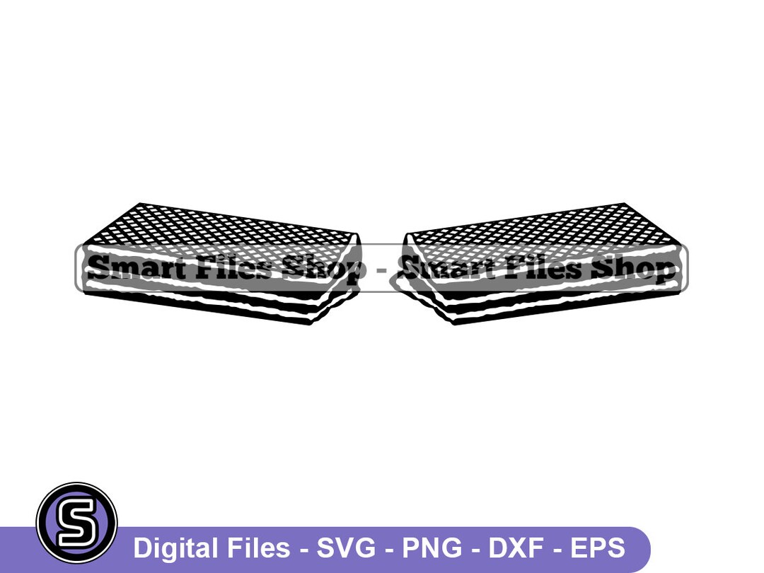 Broken Wafer Svg, Wafer Svg, Dry Cookie Svg, Wafer Dxf, Wafer Png ...