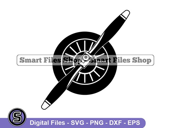Propeller 7 Svg Propeller Svg Aircraft Svg Airplane Svg - Etsy