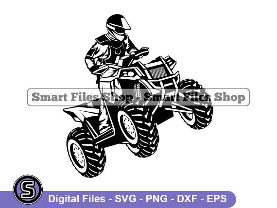 ATV Pop A Wheelie 2 Svg 4 Wheeler Svg ATV Svg 4 Wheeler - Etsy