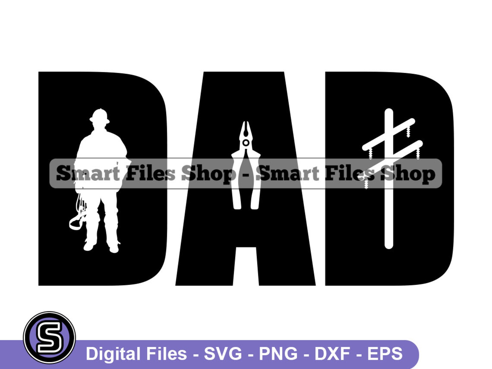 Lineman Dad SVG Dad Svg Father Svg Father's Day Svg - Etsy
