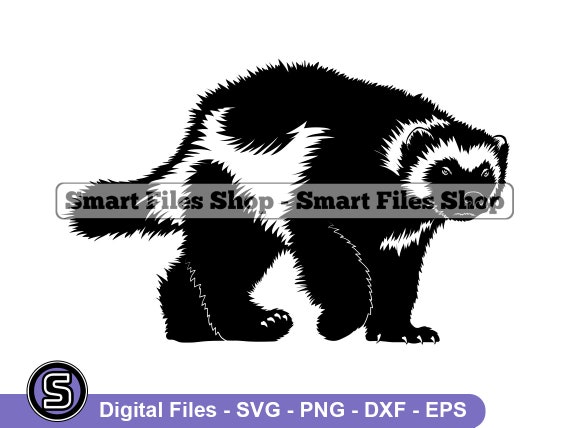 Wolverine SVG Animals Svg Wolverine Dxf Wolverine Png | Etsy