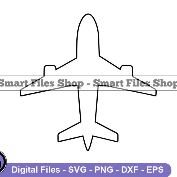 Airplane Svg - Etsy