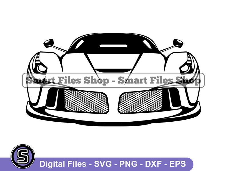 Super Sports Car 2 Svg Sports Car Svg Racing Car Svg - Etsy