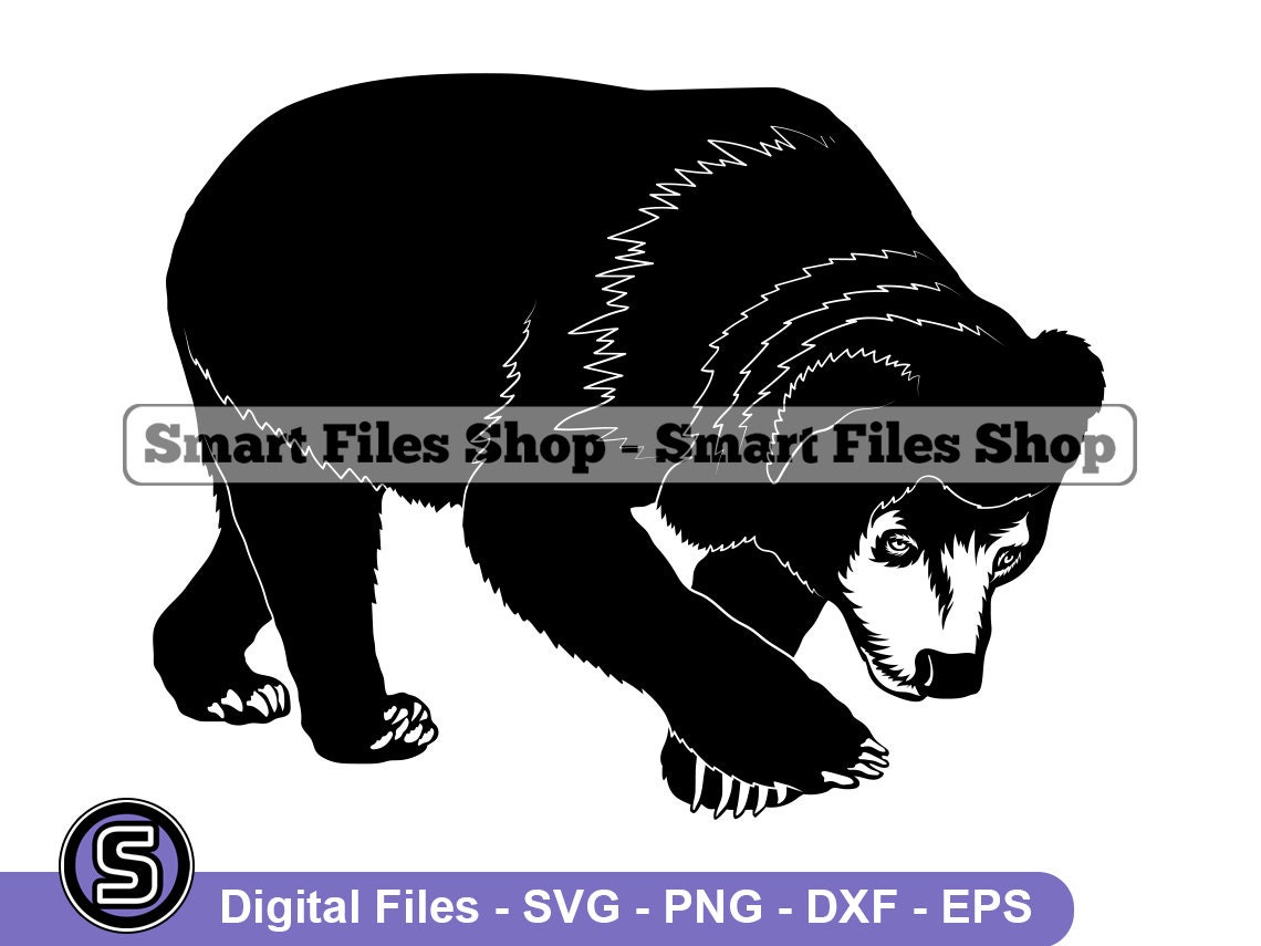 Sun Bear SVG Animals Svg Sun Bear Dxf Sun Bear Png Sun | Etsy