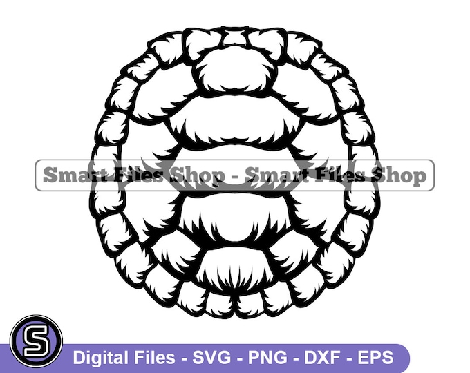 Turtle Shell Vector Clipart Set / Outline & Stamp Drawing Illustrations ...