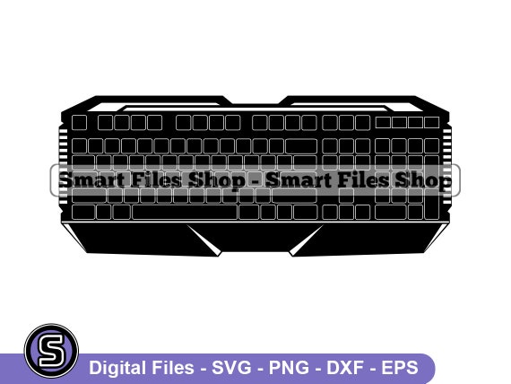 Gaming Keyboard Svg Keyboard Svg Gaming Svg Keyboard Dxf - Etsy UK