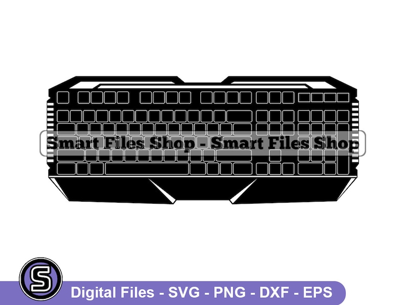 Gaming Keyboard Svg, Keyboard Svg, Gaming Svg, Keyboard Dxf, Keyboard ...