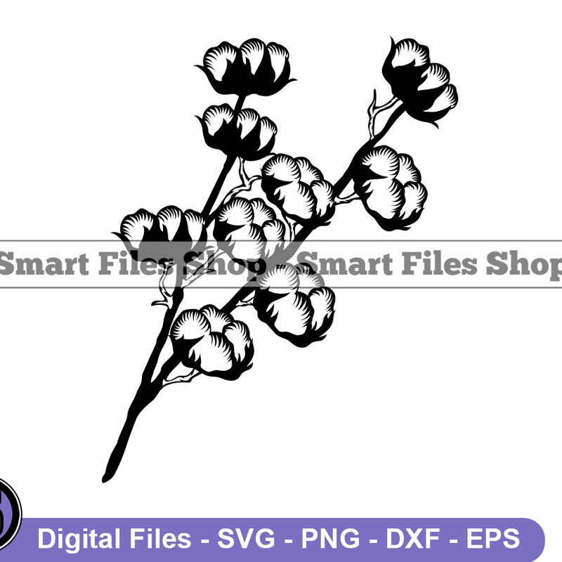 Cotton Svg - Etsy