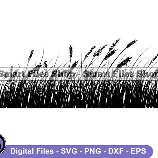 Wheat Field Svg - Etsy