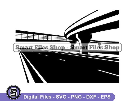 Highway Svg Road Svg Travevl Svg Highway Dxf Highway Png | Etsy