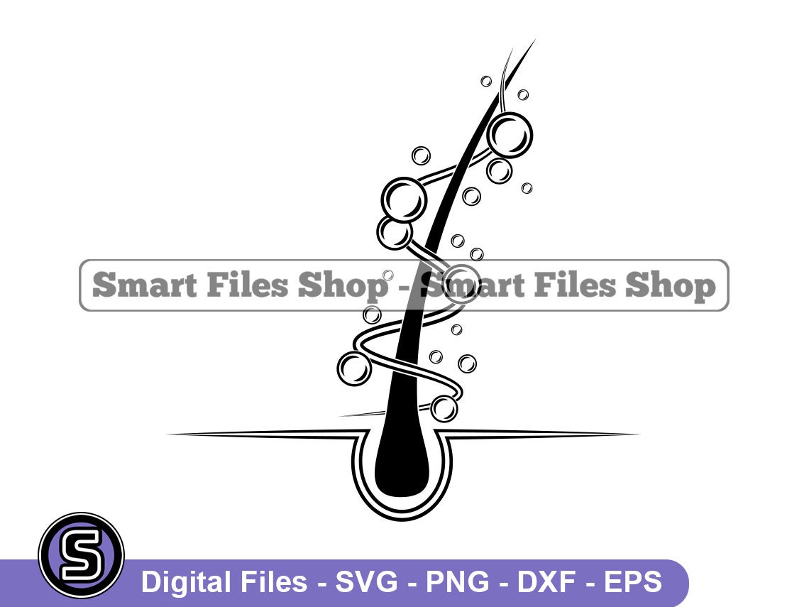 Hair 2 SVG Hair SVG Hair Root SVG Hair Effect Svg Hair - Etsy