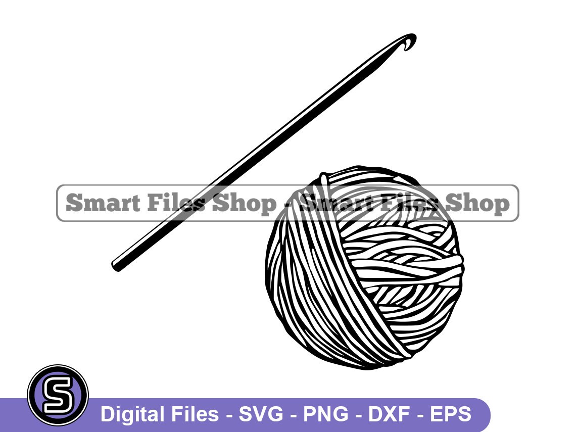 Stricklogo 2 Svg Häkelnadel Svg Garn Svg Strick svg - Etsy Schweiz