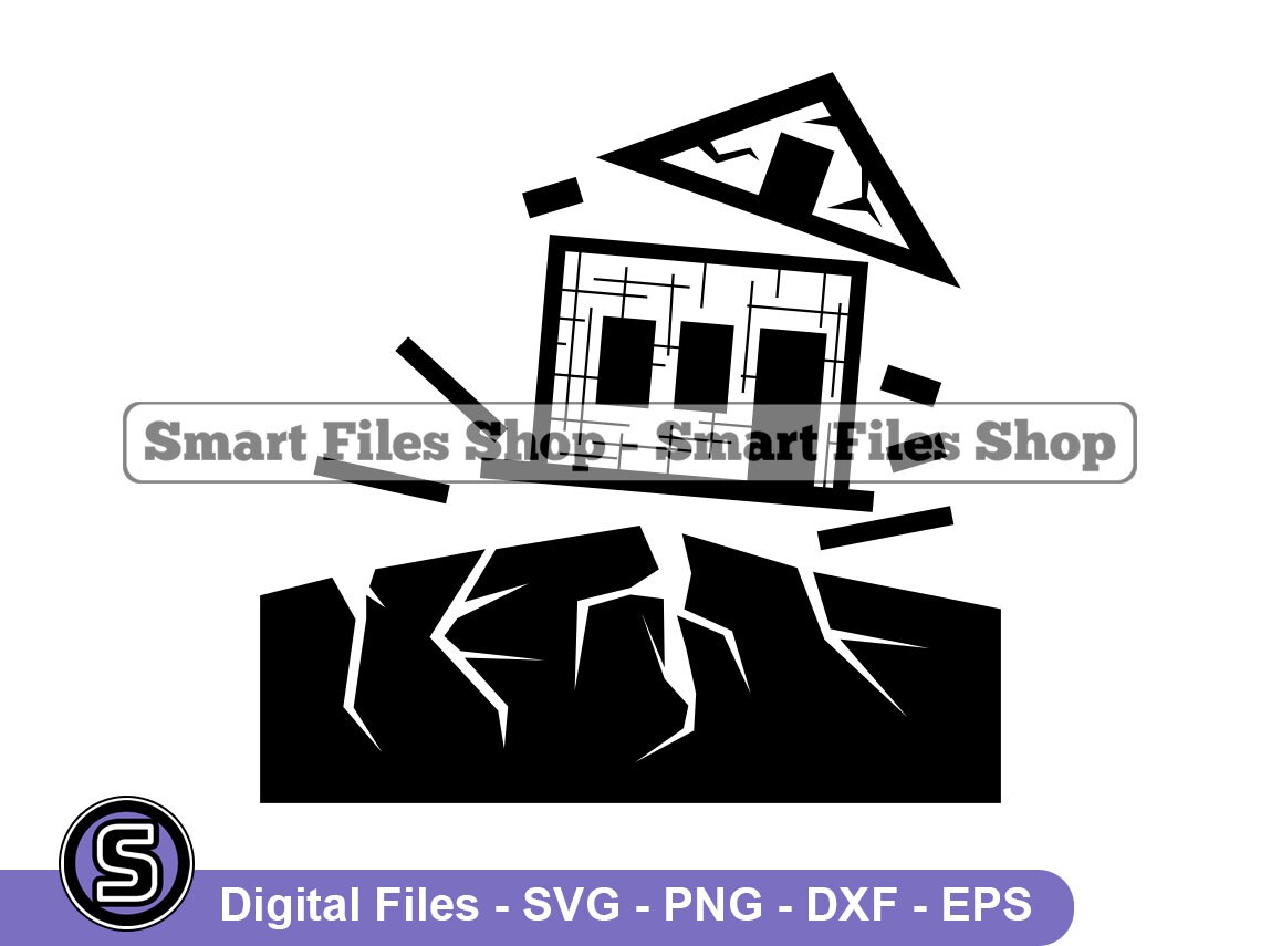 Earthquake 2 Svg Earthquake Svg Natural Disasters Svg - Etsy