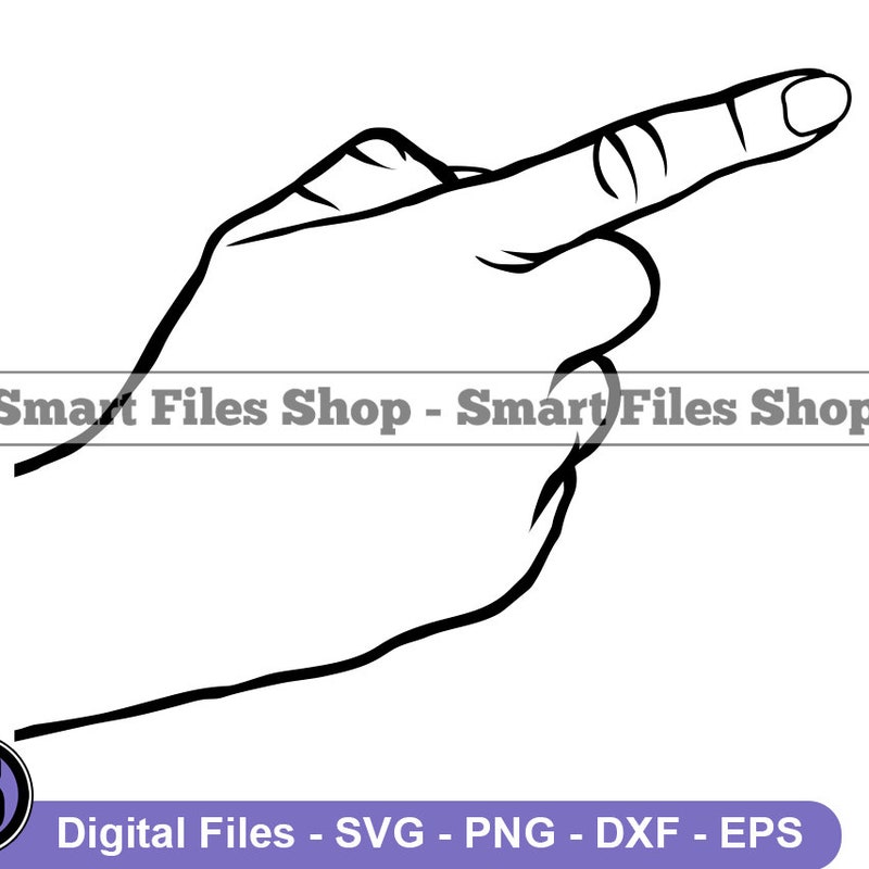 Finger Pointing Svg - Etsy