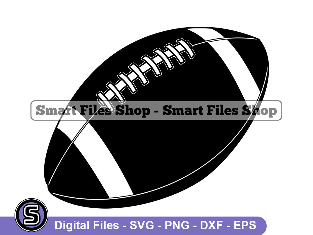 Football Svg, Football Dxf, Football Png, Football Clipart, Football ...