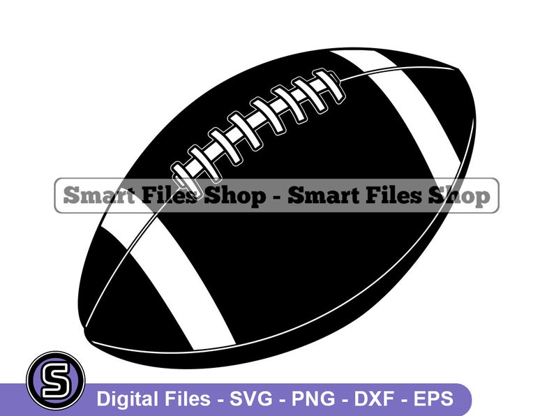 Football Svg Football Dxf Football Png Football Clipart - Etsy