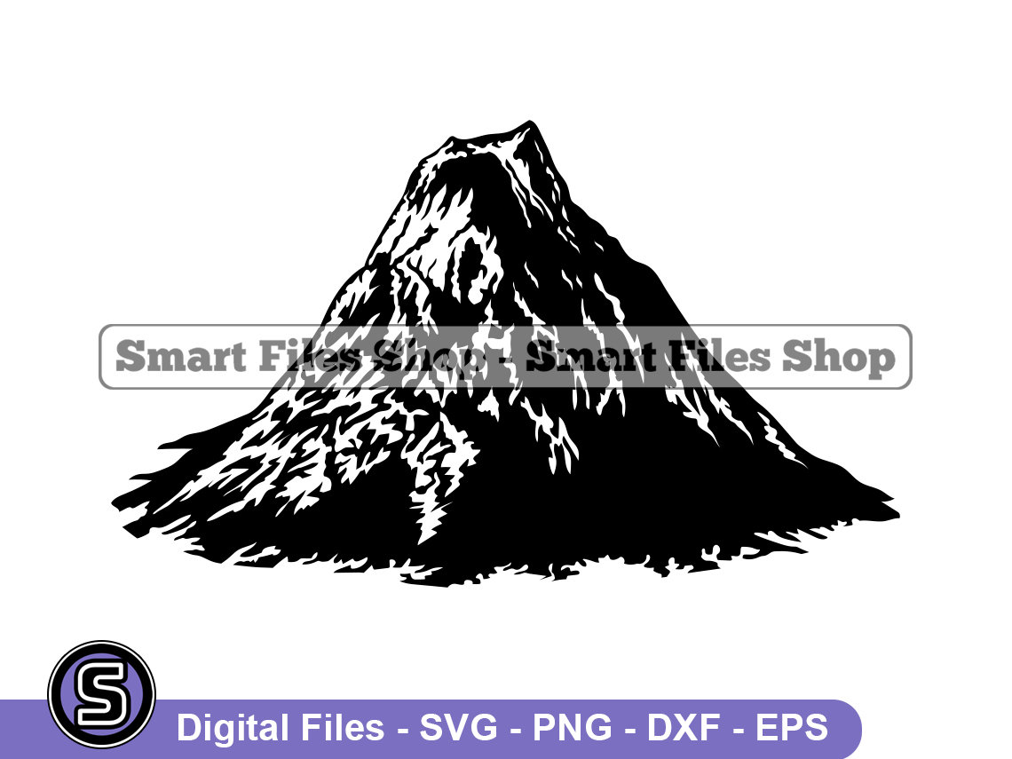 Volcano Svg Volcano Design Svg Volcano Dxf Volcano Png | Etsy