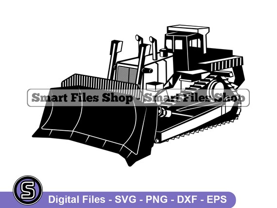 Tractor Dozer Svg Tractor Svg Bulldozer Svg Tractor Dozer - Etsy