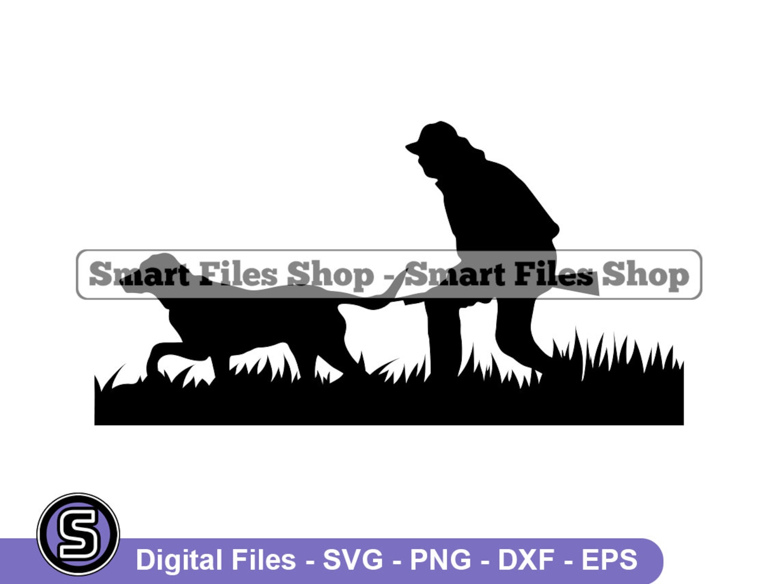 Hunter and Dog Svg, Hunter Svg, Hunting Svg, Hunting Dxf, Hunting Png ...