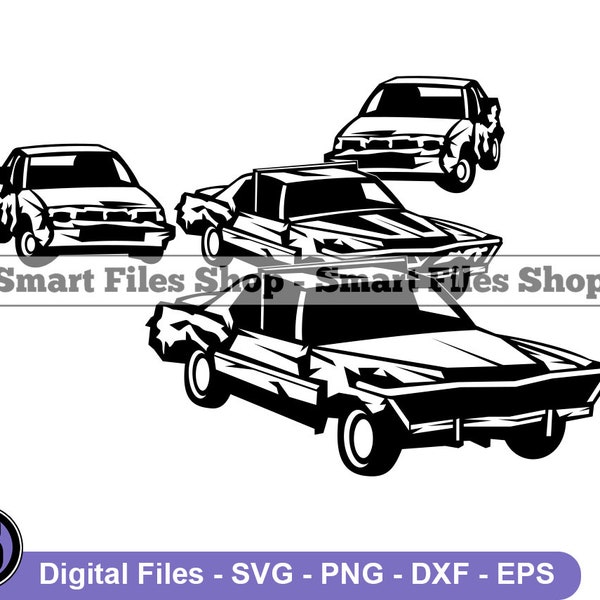Demolition Derby Svg - Etsy