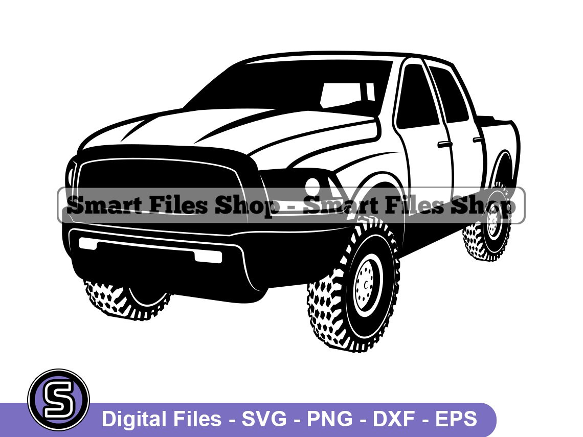 Pickup Truck SVG Pickup Truck Dxf Pickup Truck Png Pickup | Etsy