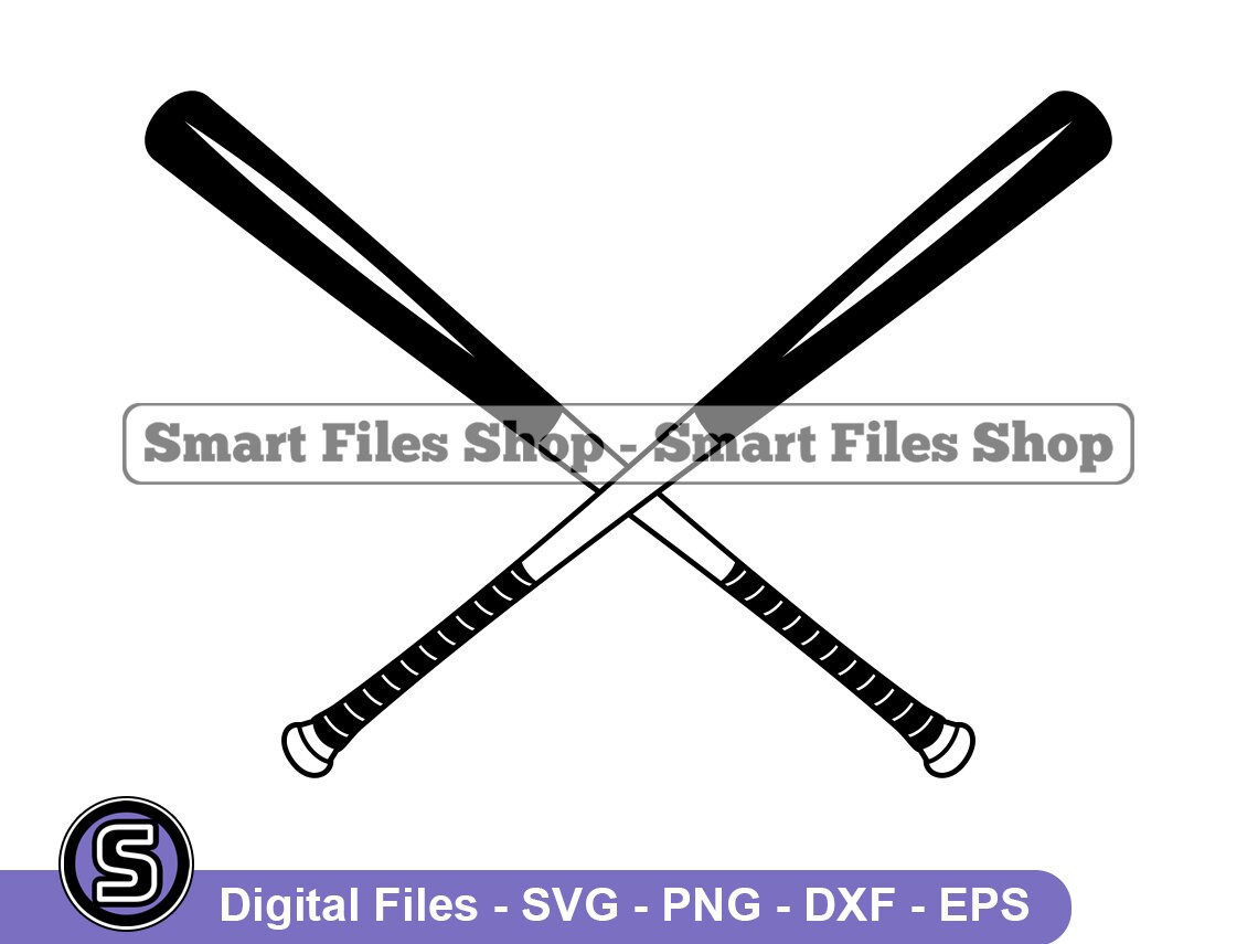Baseball Bat Logo Svg Baseball Bat Svg Baseball Dxf | Etsy