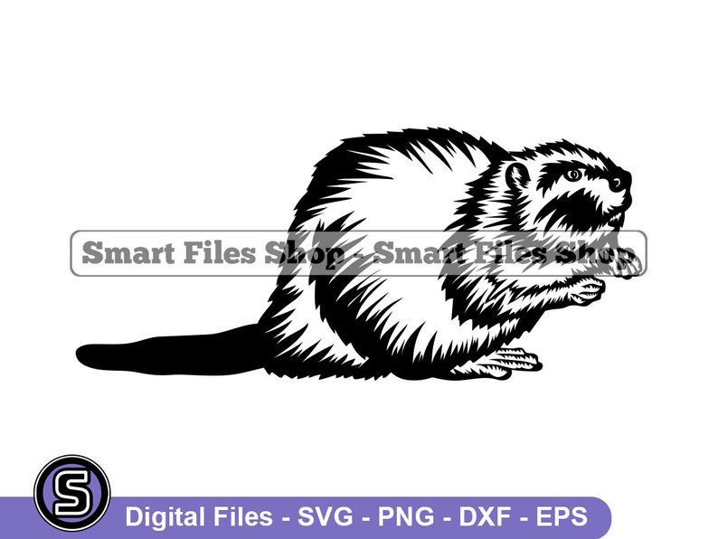 Beaver 2 SVG Beaver SVG Animals Svg Beaver Dxf Beaver - Etsy