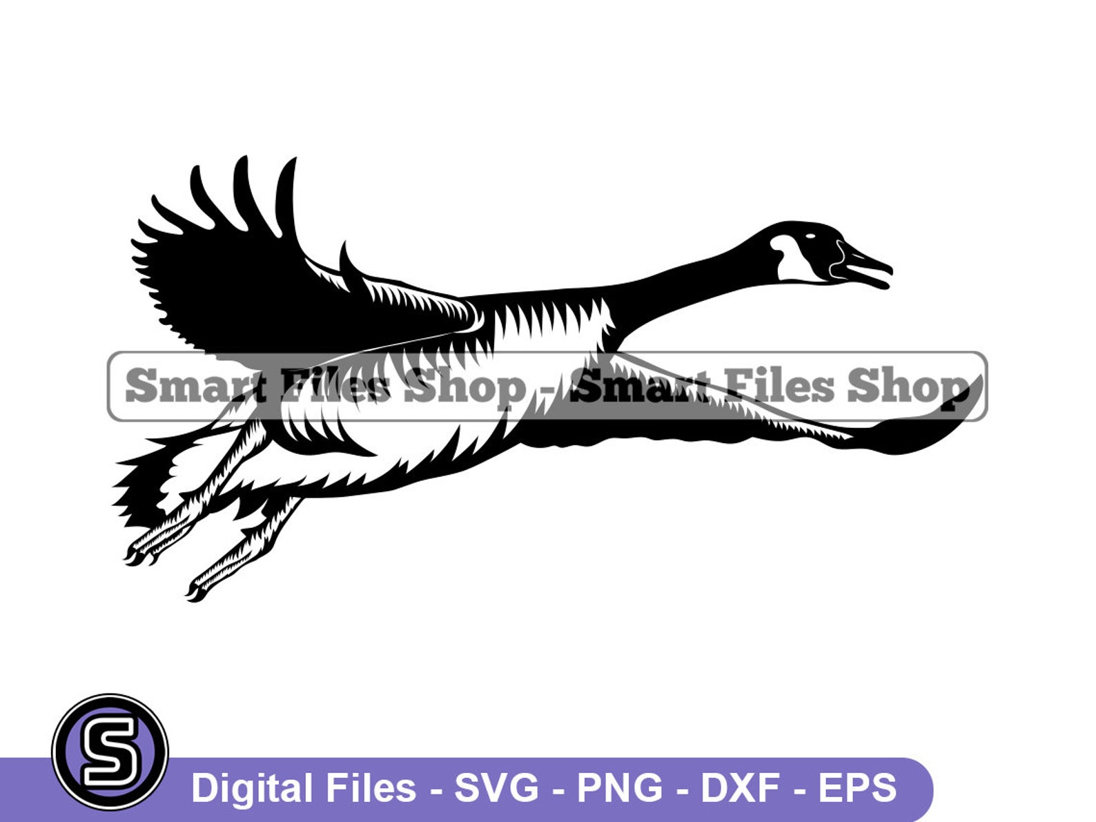 Canadian Goose SVG Goose Svg Flying Goose Svg Geese Svg | Etsy