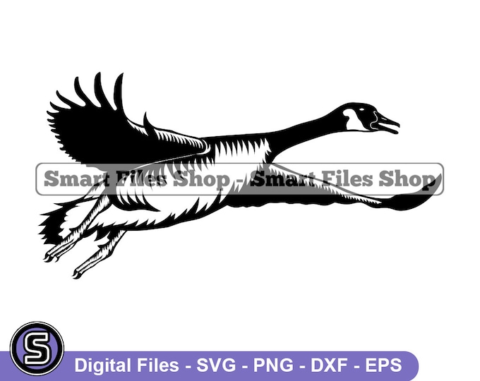 Canadian Goose Svg, Goose Standing Svg, Canadian Goose Clipart, Goose ...