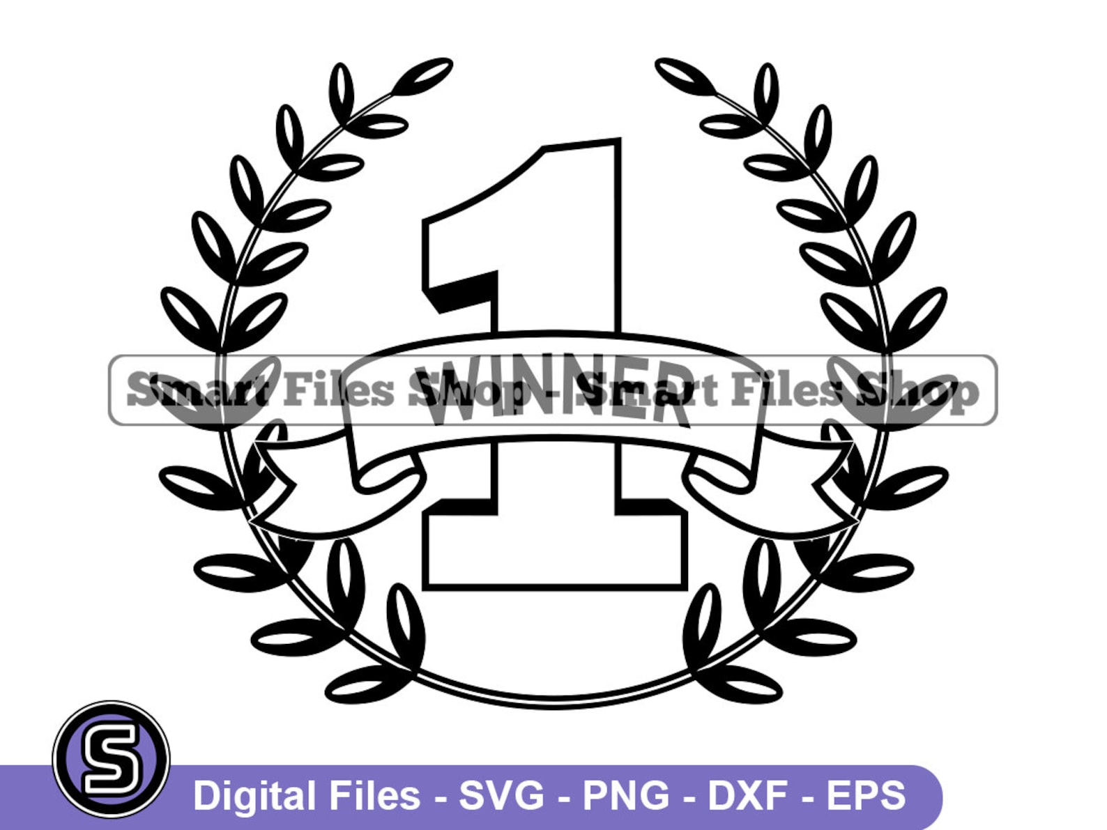 Winner Number 1 SVG Winner Svg Tourtament Svg Winner Dxf | Etsy