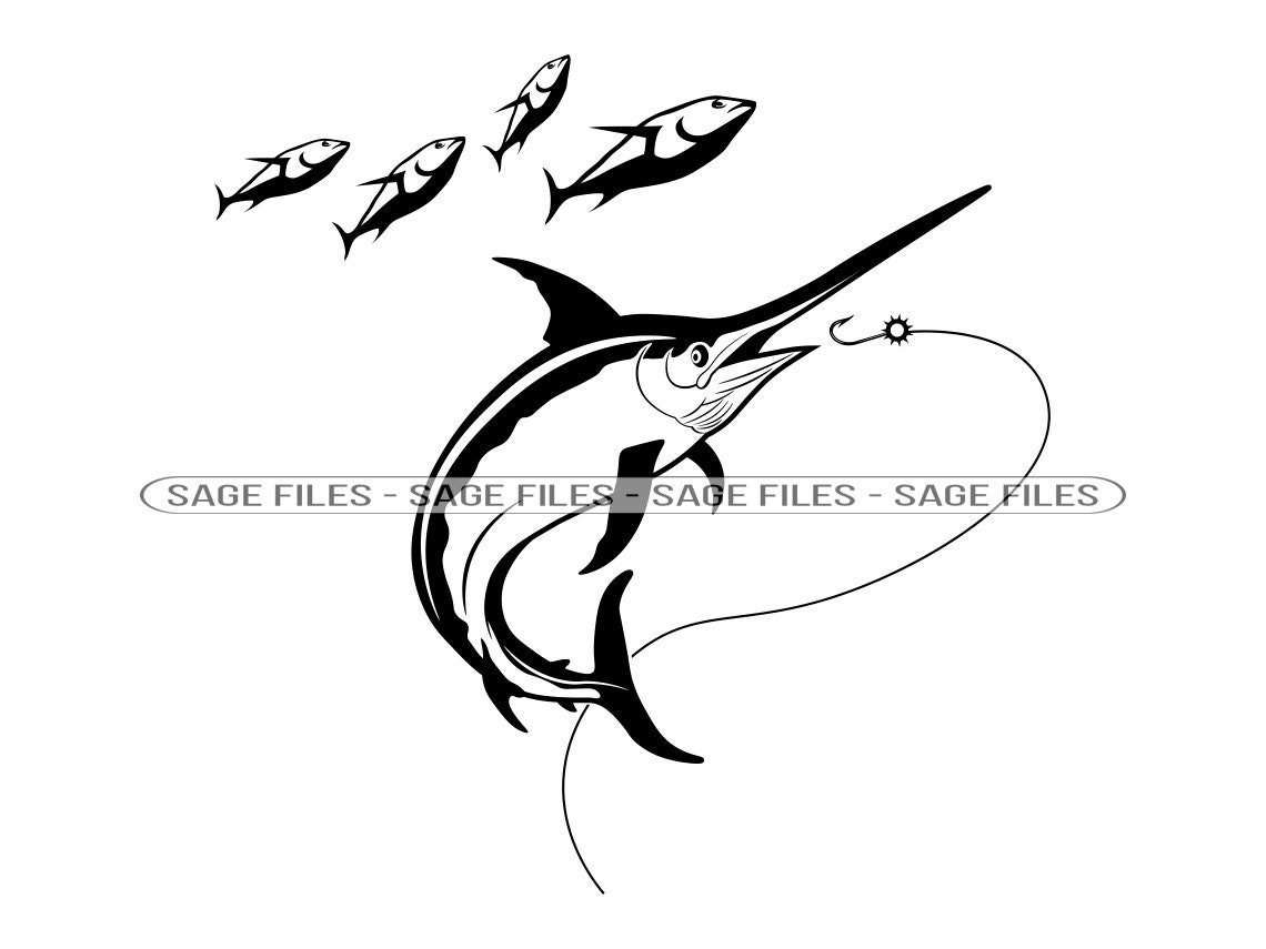 Swordfish Fishing 4 Svg Fishing Bait Svg Fishing Svg Fish - Etsy