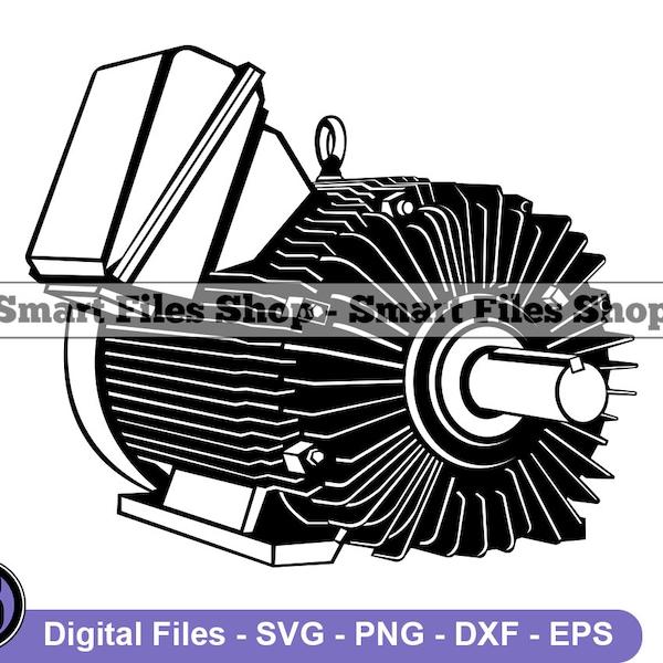 Electric Motor Svg - Etsy