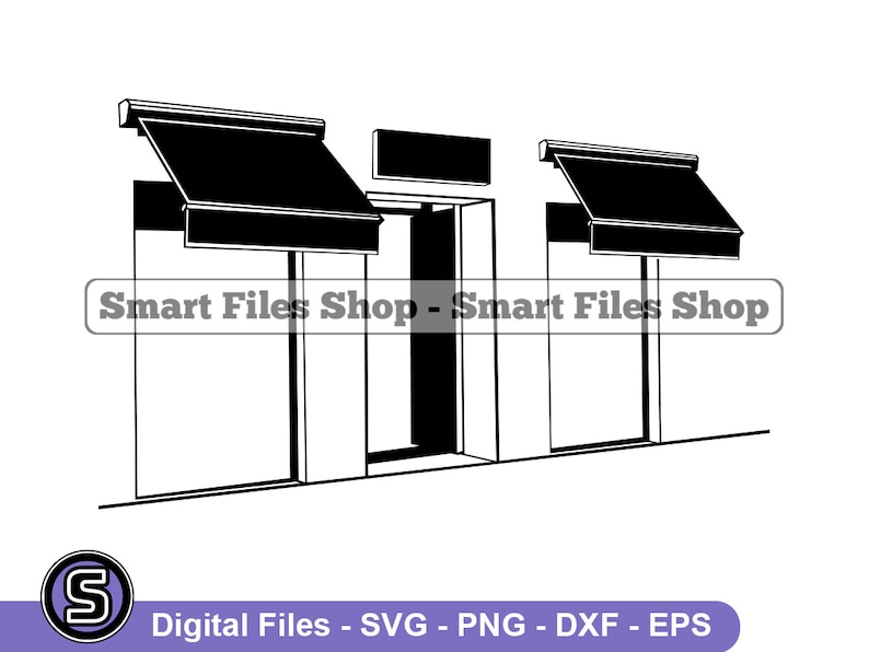 Store Front Svg Shop Svg Store Svg Store Front Dxf Store | Etsy