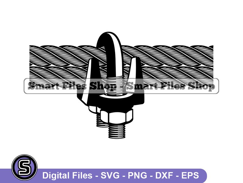 Wire Rope Clamp Svg Crane Svg Heavy Equipment Svg Crane - Etsy