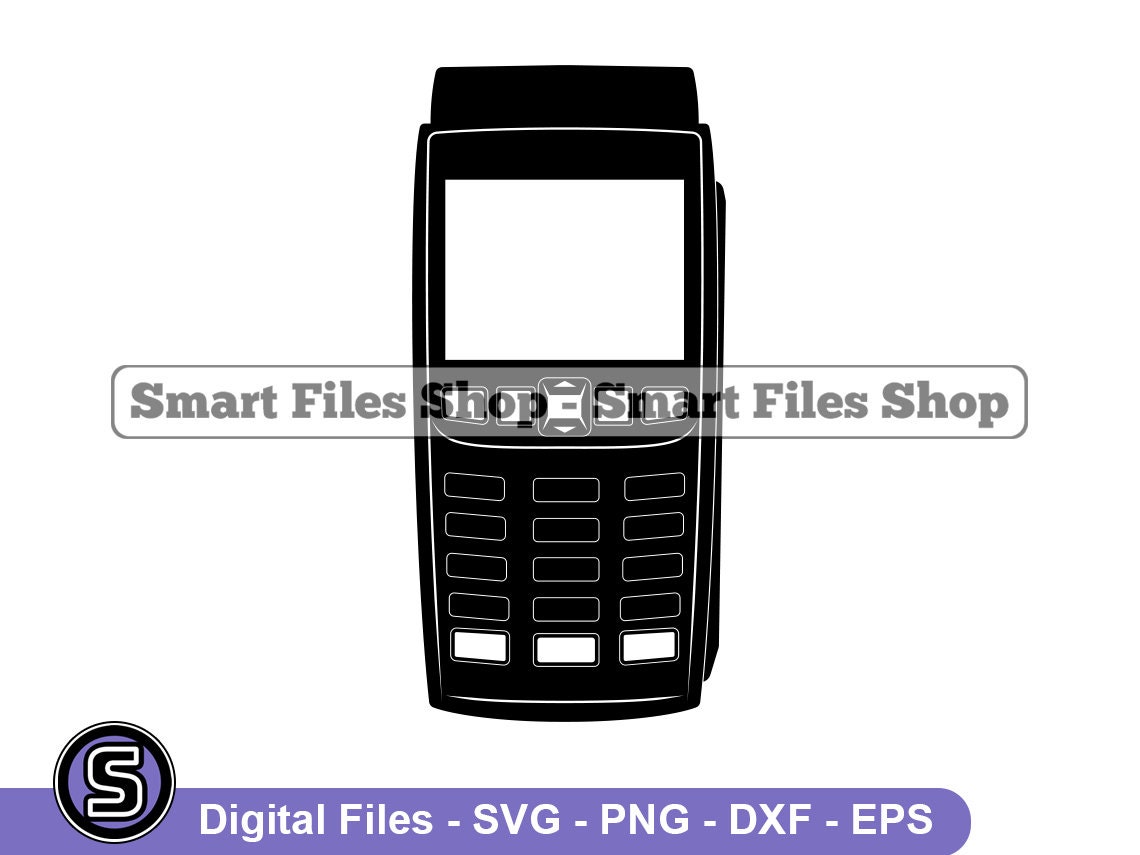 Credit Card Machine Svg Ecommerce Svg Shopping Svg | Etsy