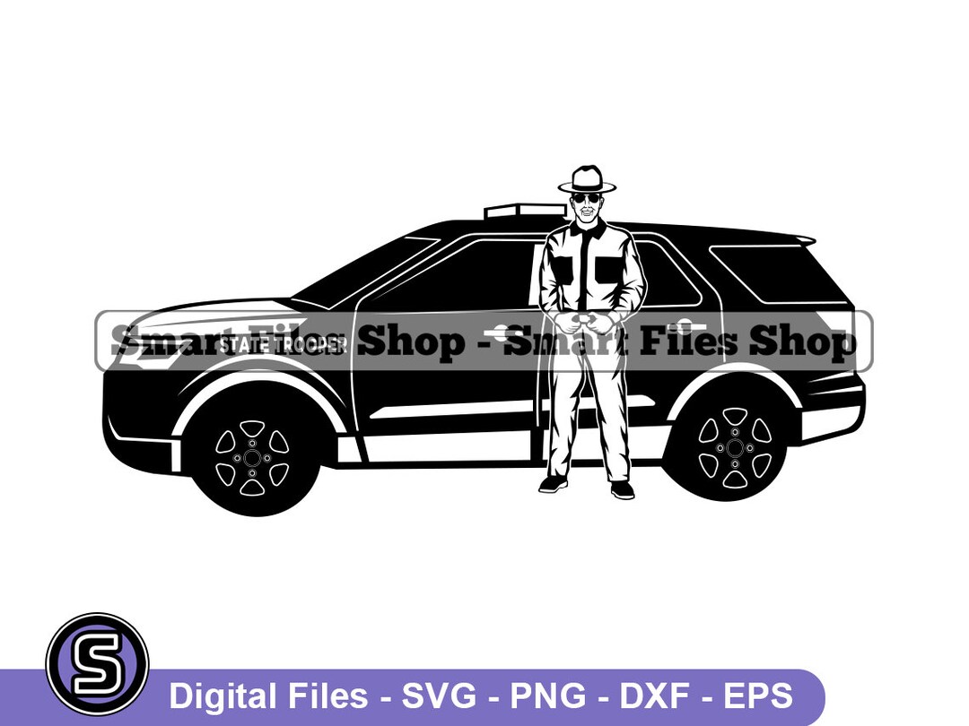 State Trooper #3 Svg, Trooper Svg, Police Svg, Trooper Dxf, Trooper Png ...