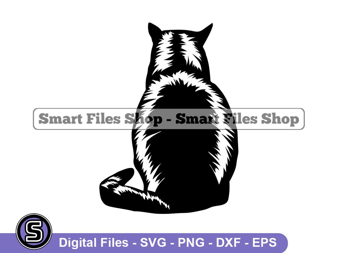 Sitzende Katze Svg, Katzen Svg, Katzen Svg, Katzen Svg, Katze Dxf ...