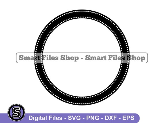 Circle Design Svg Circle Svg Decorative Svg Circle Dxf | Etsy