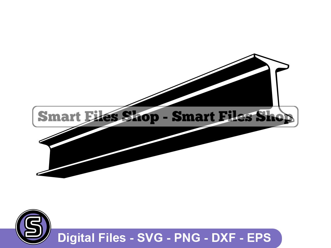 Steel Beam Svg, Construction Svg, Steel Svg, Metal Svg, Steel Beam Dxf ...