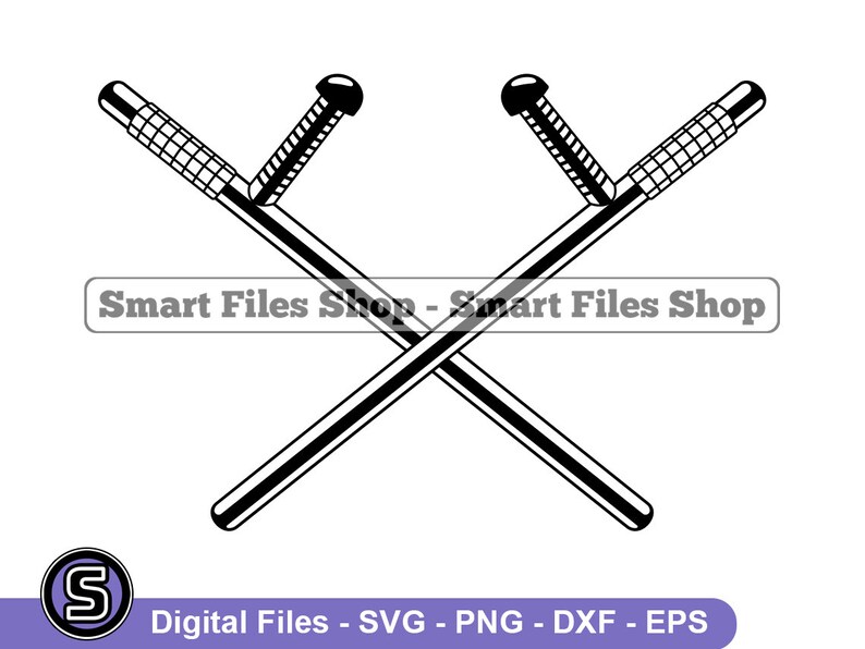 Police Baton Logo Svg, Police Baton Svg, Police Svg, Law Inforcememnt ...