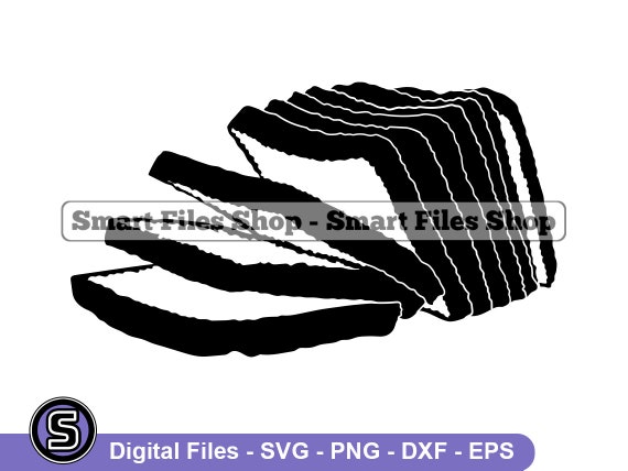 Sliced Bread 2 Svg Bread Svg Bakery Svg Bread Dxf Bread | Etsy