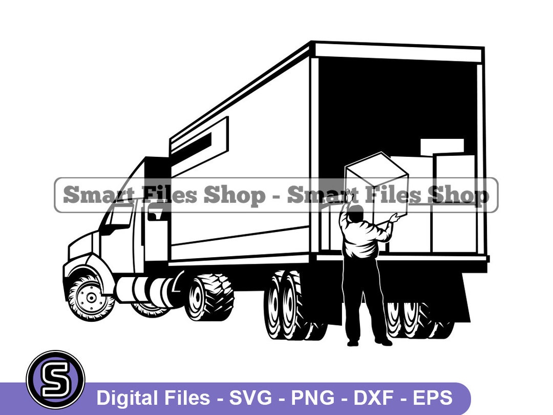 Truck Shipment Svg Truck Svg Trucker Svg Trucking Svg - Etsy