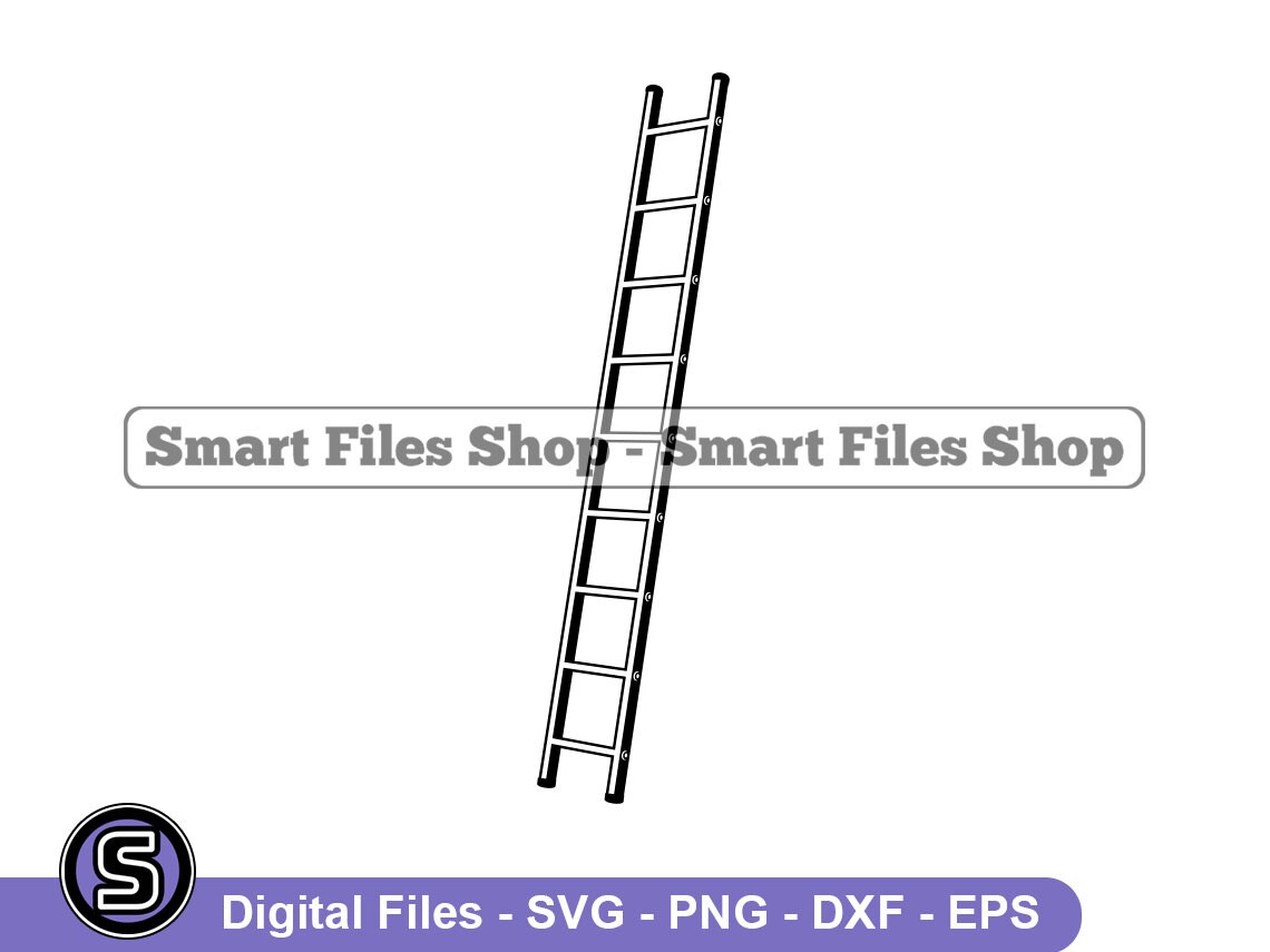 Ladder Svg Contractor Svg Ladder Design Svg Ladder Dxf | Etsy